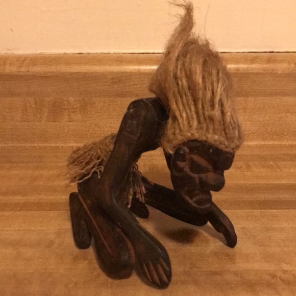 Art | Vintage Primitive Tribal Wood Figure | Poshmark